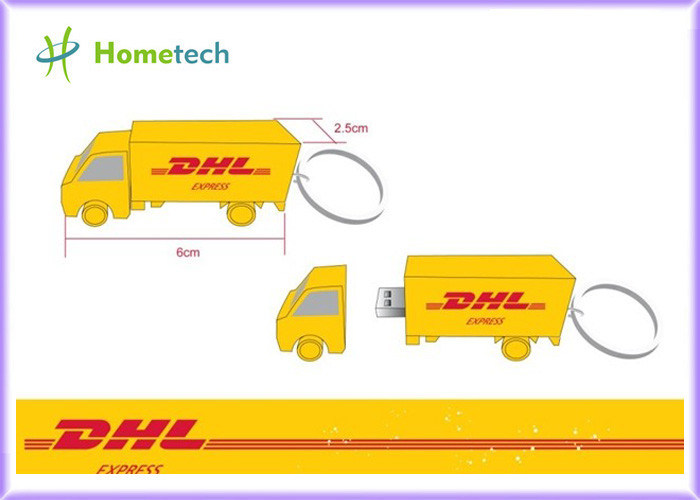 Cartoon DHL Truck Customized USB Flash Drive with High Speed USB memory ...
